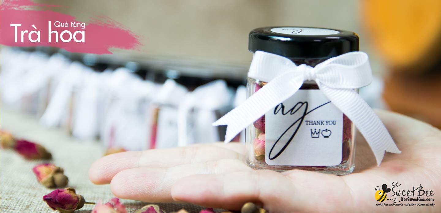 Quà tặng trà hoa tự nhiên dành cho người thân, khách mời
